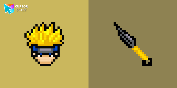 Custom Cursor Naruto Pixel For Chrome - Cursor Pack | Cursor Space